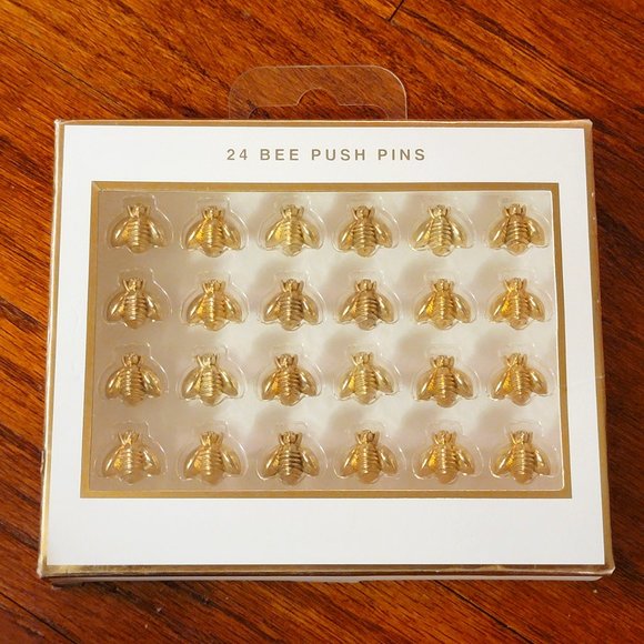 James Burke Collection | Office | James Burke Collection Gold Bee Push ...